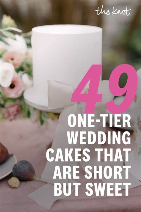 49 One Tier Wedding Cakes That Are Short But Sweet Artofit