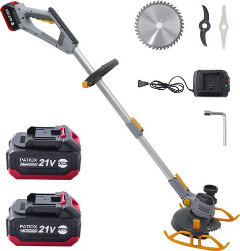 Amazon PATIOX Weed Wacker Cordless Electric Weed Eater