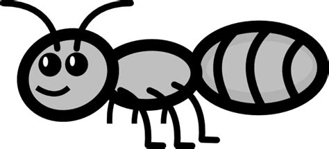 Draw A Cartoon Ant Clip Art Library