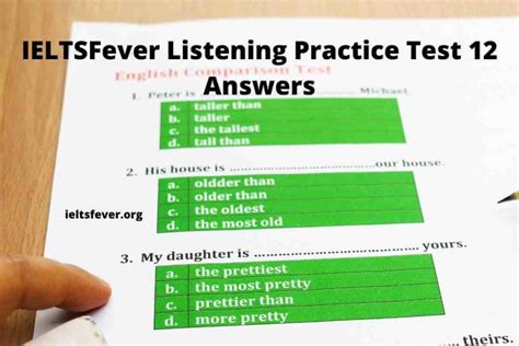 Ielts Fever Listening
