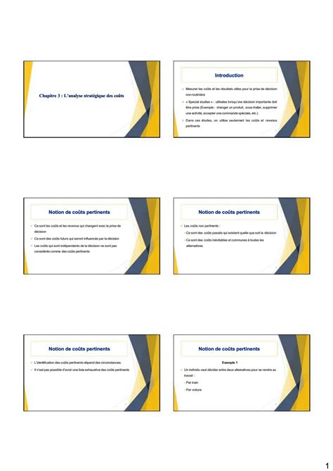 SOLUTION L Analyse Strat Gique Des Couts Studypool