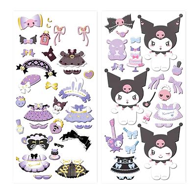 Buy Sanrio Kuromi Dolly Style My Coordinate Dressup Stickers Set At ARTBOX