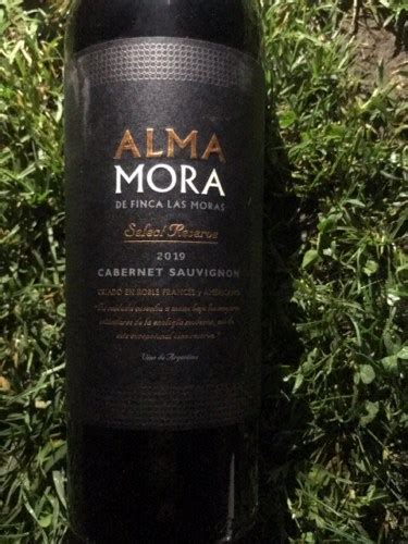 Bodega Finca Las Moras Alma Mora Select Reserve Cabernet Sauvignon