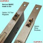 Serrure MARC EU axes 40 85 mm made in EU 728LC Serrures Clés