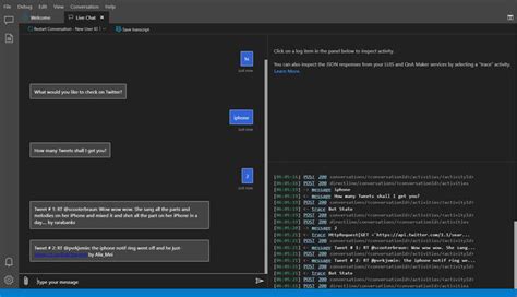 using bot framework composer and the twitter api to create a chatbot that can search for tweets
