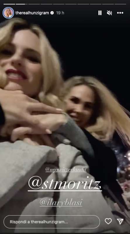 Michelle Hunziker E Ilary Blasi A St Moritz 2 Dago Fotogallery