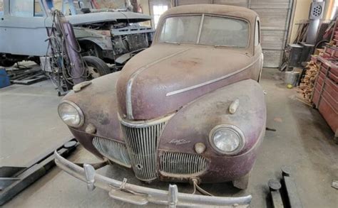 Fifty Years Asleep 1941 Ford Super DeLuxe Business Coupe Barn Finds