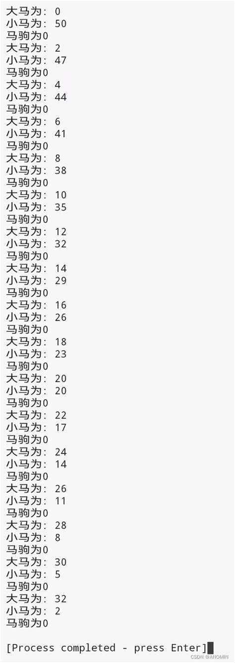 python百马问题 csdn博客