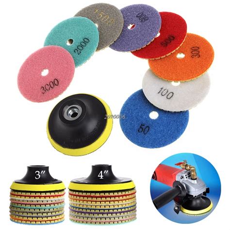 2017 Diamond Polishing Pad Granite Marble Concrete Stone Grinding Discs