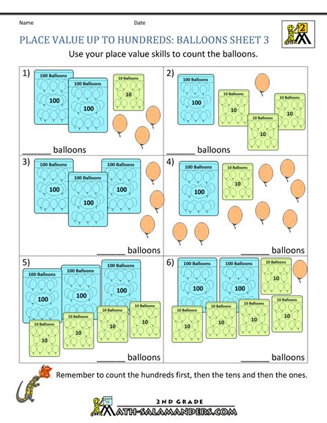 Place Value Worksheets 2nd Grade Of 21 Place Value Worksheets Grade 2