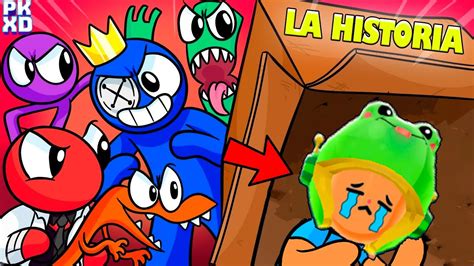 LA VERDADERA HISTORIA De LOS RAINBOW FRIENDS En PK XD ANIMATION