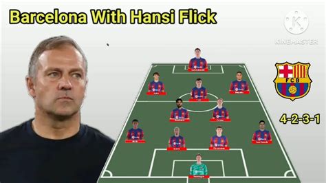Barcelona Potential Line Up With Hansi Flick Season Youtube