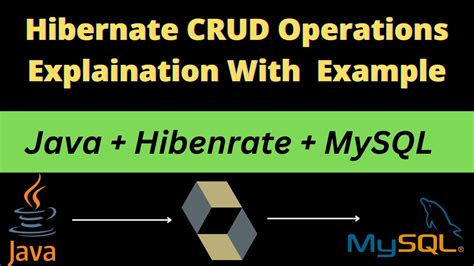 CRUD Operations Using Hibernate How To Create Entitiy Session