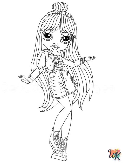 Dibujos Para Colorear Rainbow High Descargar Y Colorear