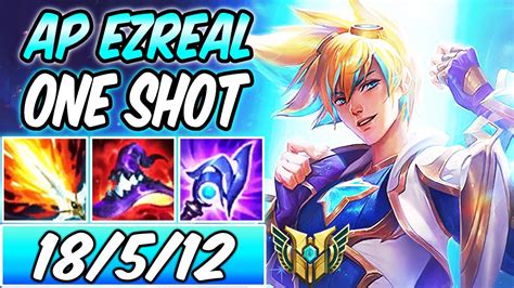S BROKEN ONE SHOT AP EZREAL MID INSANE DAMAGE FULL BURST DARK