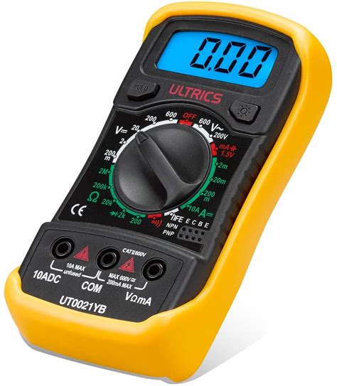 ULTRICS Digital Multimeter Voltmeter Ammeter Ohmmeter Circuit Checker