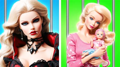 PUEDE UNA VAMPIRA SER NIÑERA Niñera Barbie VS Vampira En La Cárcel
