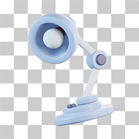 Icono de lámpara 3d Archivo PSD Premium