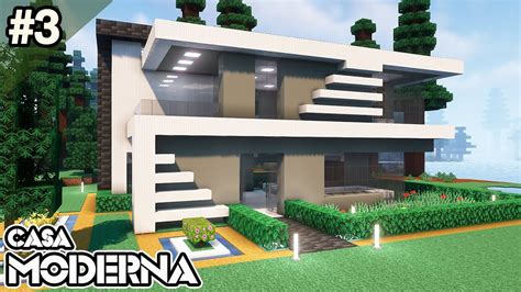 Minecraft Casa Moderna Tutorial F Cil Para Survival Youtube