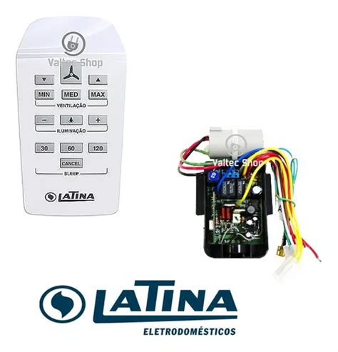 Controle Remoto Receptor Ventilador Latina Vt673 Vt653 220v Frete grátis