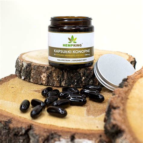 Kapsułki konopne z CBD Hempking Sklep konopny Hemp zdrowie pl
