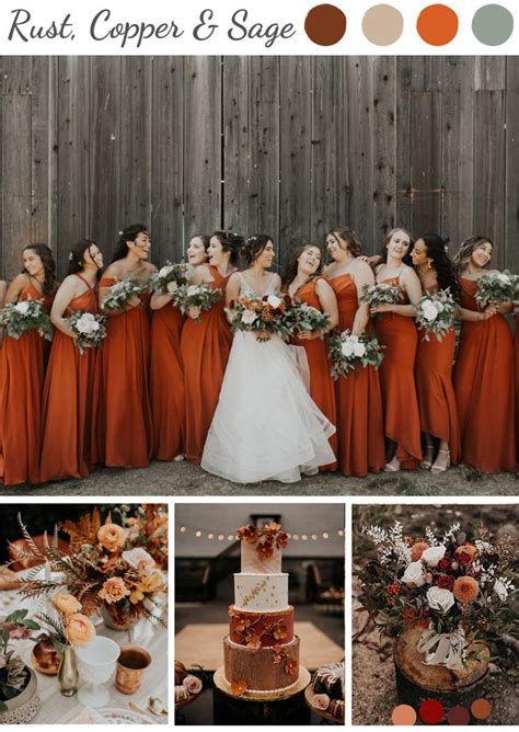 Burnt Orange Multiway Infinity Dress Sage Wedding Colors Wedding