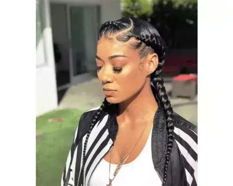 25 Stunning French Braids Hairstyles For Black Hair Fabbon
