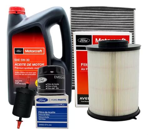 Kit 4 Filtros Ford Focus Aceite Sintético Motorcraft 5w30