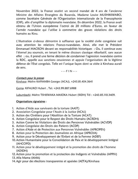ACAJ on Twitter URGENT 148 ONG de la Société Civile demande au