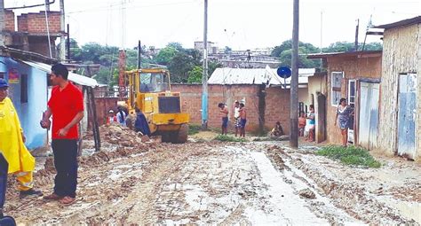 Viviendas y vías son afectadas tras lluvias en Tumbes EDICION CORREO
