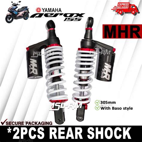 Yamaha Aerox 155 V1 V2 Nmax V1 V2 Rear Shock Absorber 2pcs With Baso