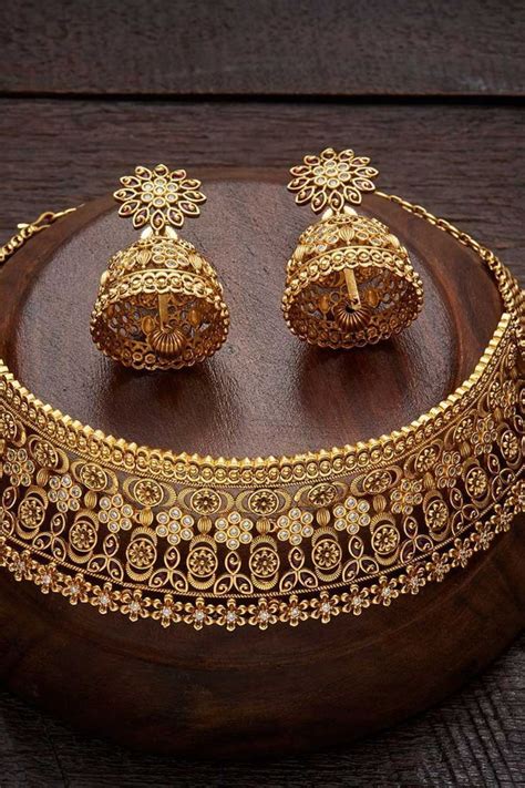 One Tola Gold Set Light Weight Gold Necklace Set Gold Set New