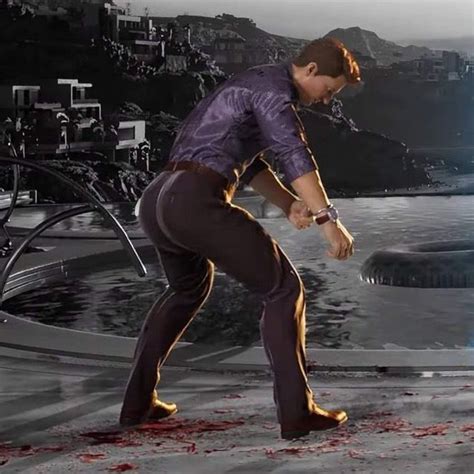 Mortal Kombat Johnny Cage Video Game Characters Boner Poses For