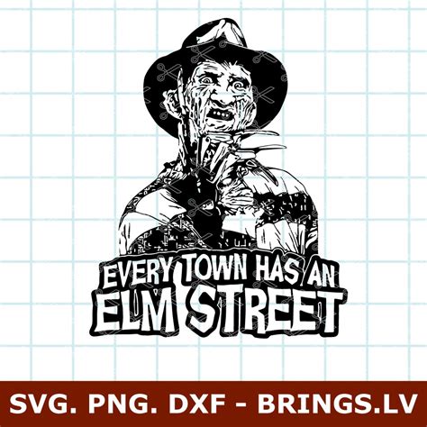 Freddy Krueger Svg Halloween Svg Horror Movies Svg Png Dxf