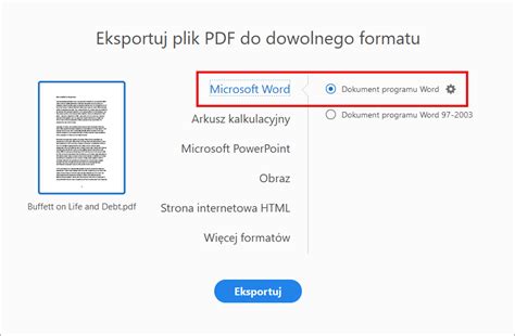 Konwersja PDF Word Jak Przekonwertować Plik PDF Na