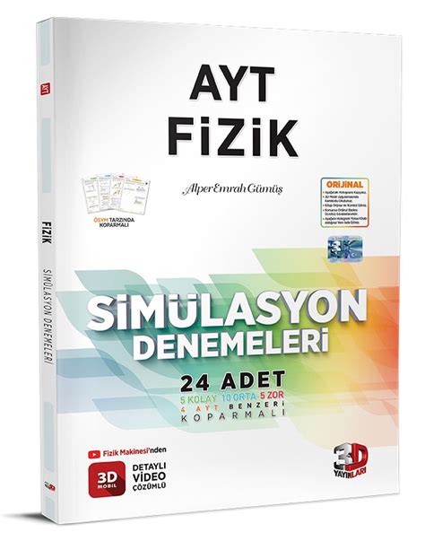 Ayt D Sim Lasyon Fizik Denemeleri D Yay Nlar