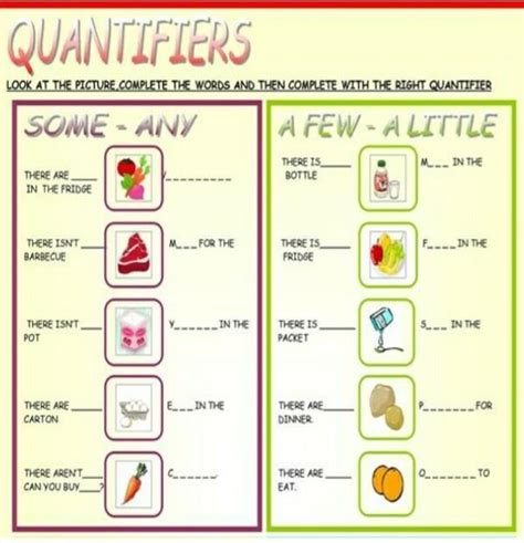 Quantifiers Me Ayudan Por Favooor Brainly Lat