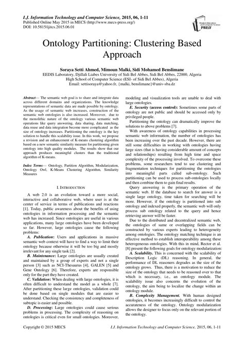 pdf ontology partitioning clustering based approach