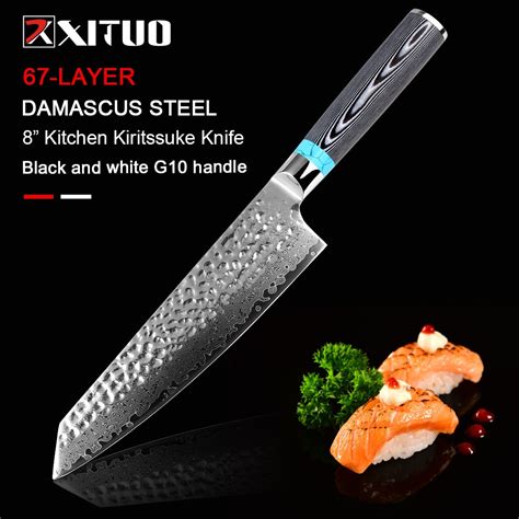 XITUO Highquality Damascus Knife 8 Inch VG10 Blade Damascus Steel Knife