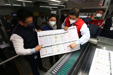 Elecciones Onpe Inicia Impresi N De M S De Millones De C Dulas