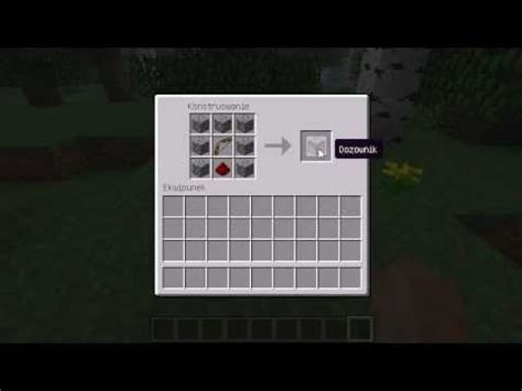 Minecraft Jak zrobić dispenser Odc 1 YouTube
