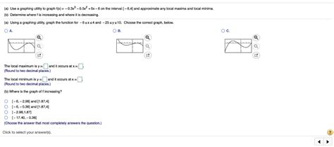 solved a use a graphing utility to graph f x 0 3x3 0 5 2