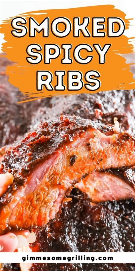 Spicy Smoked Ribs Made On Your Traeger Using The 3 2 1 Method For Fall