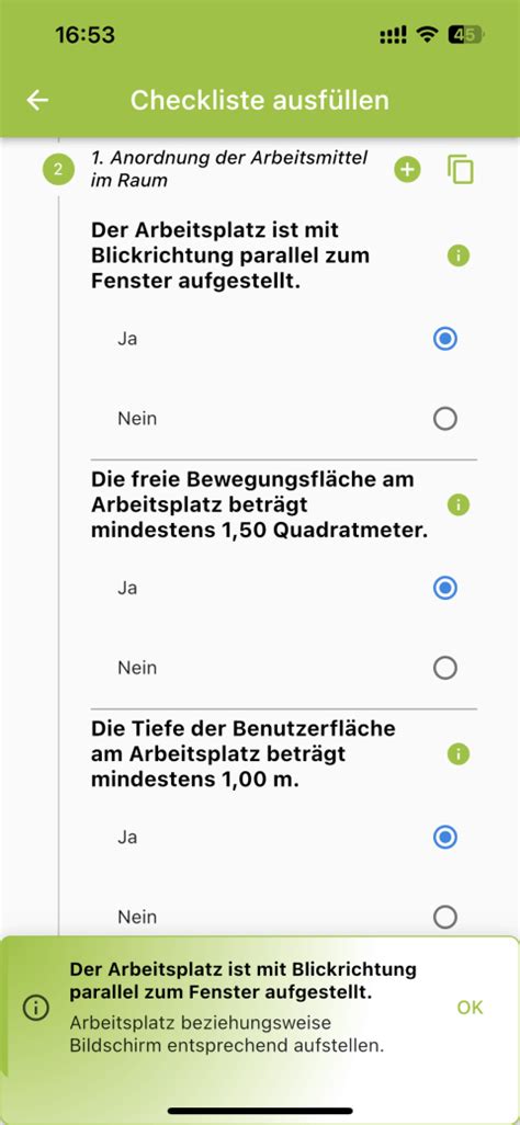 Checkliste Büroarbeitsplatz Check it Musterchecklisten