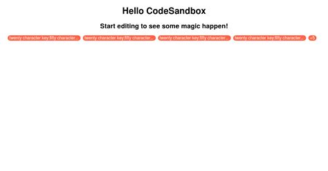 React Truncate List Examples CodeSandbox