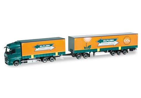 Herpa Mercedes Benz Actros Streamspace Gardinenplanen EuroCombi