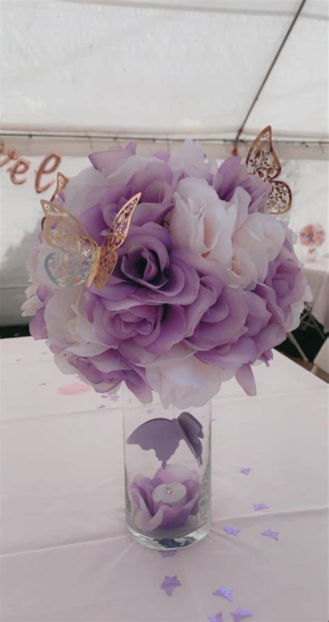 Purple Quinceanera Theme Sweet 15 Party Ideas Quinceanera Quinceanera