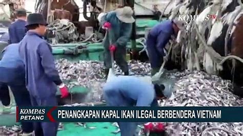 KKP Hiu Macan 01 Tangkap 2 Kapal Berbendera Vietnam Di Laut Natuna