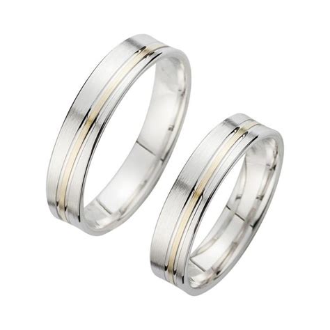 Unique Eheringe Gelb Und Wei Gold Breite Mm Wr