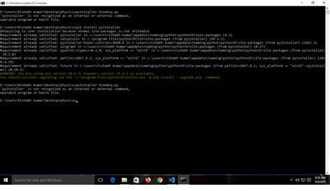 Pyinstaller Is Not Recognized As An Internal External Command · Issue 5248 · Pyinstaller